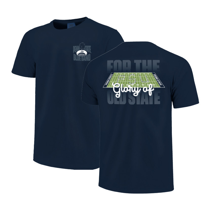 Penn State Blue Band Glory Tee Shirt Navy Nittany Lions (PSU)