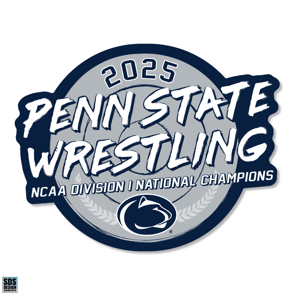 Penn State 2025 Wrestling National Champions Circle Magnet Nittany ...