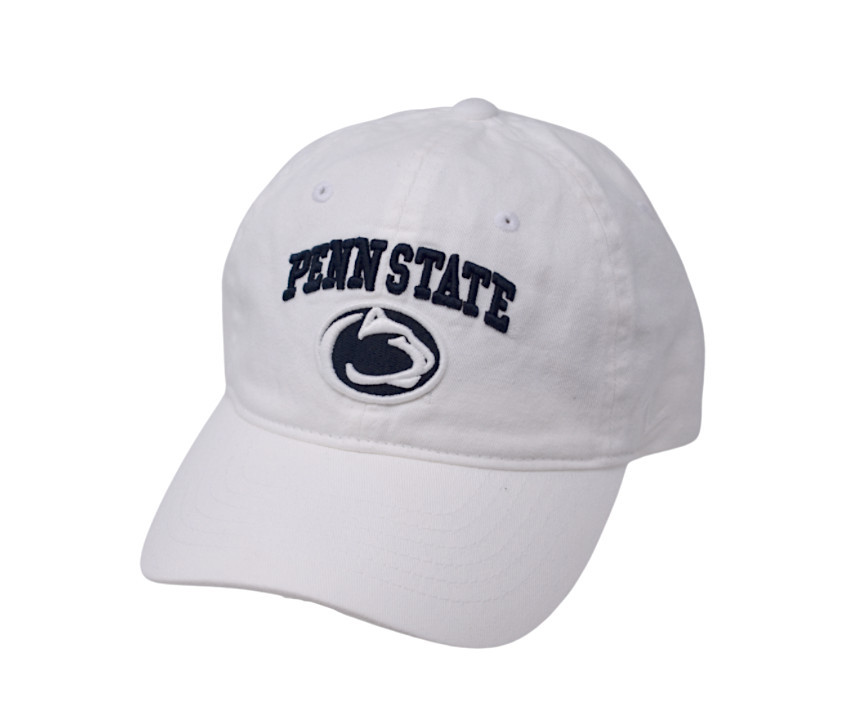 Penn State Arching Over Lion Head White Relaxed Fit Hat Nittany Lions (PSU)