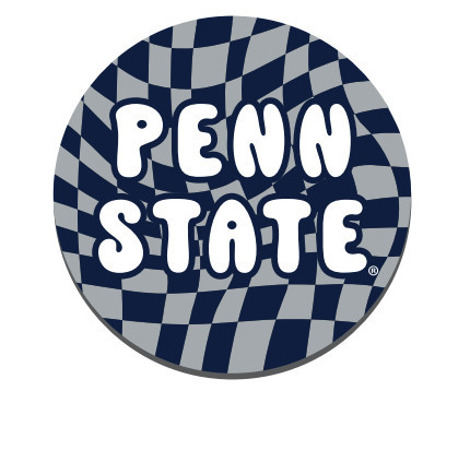 Penn State Checkered Button Nittany Lions (PSU)