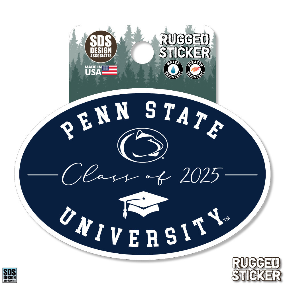 Penn State Class of 2025 Rugged Sticker Nittany Lions (PSU)