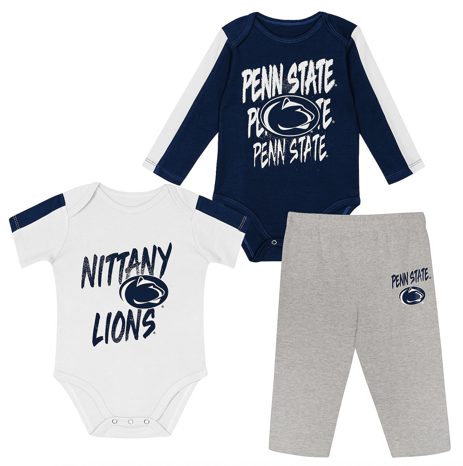 Penn State Infant 3 Piece Pant Set Nittany Lions (PSU)