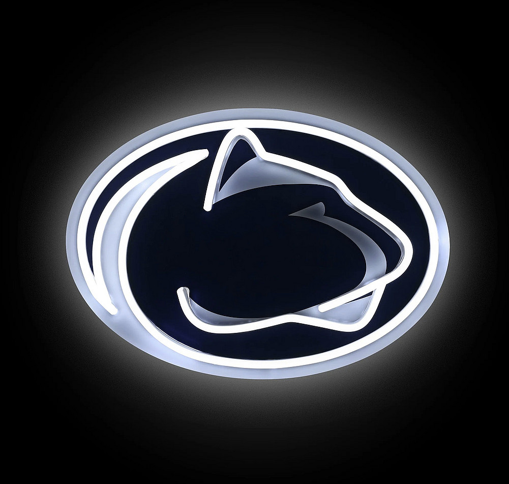 Penn State Nittany Lions LED Neon Light Up Lion Head Sign Nittany Lions ...