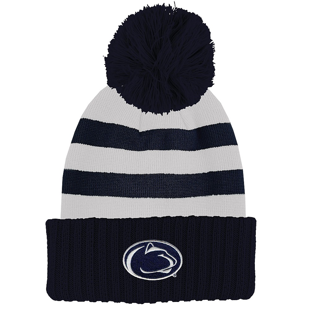 Penn State Nittany Lions Stripe Pom Knit Beanie Nittany Lions (PSU)