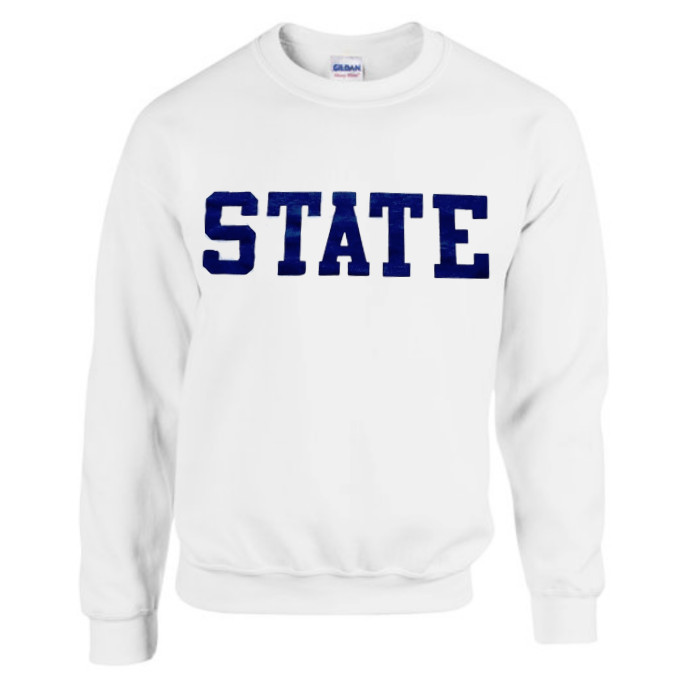 Penn State State White Crewneck Sweatshirt Nittany Lions (PSU)