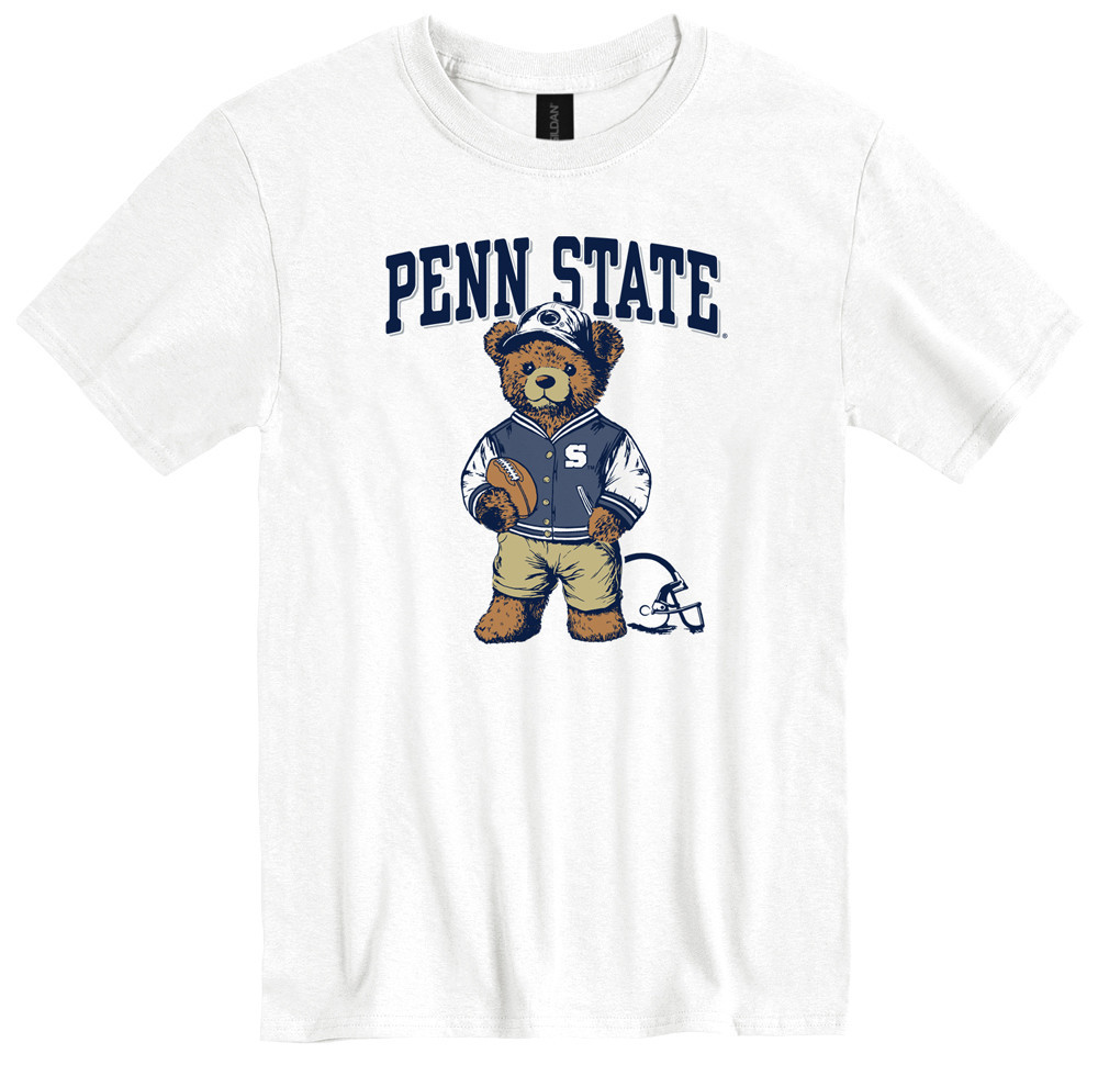 Penn State Varsity Bear Tee White Nittany Lions (PSU)