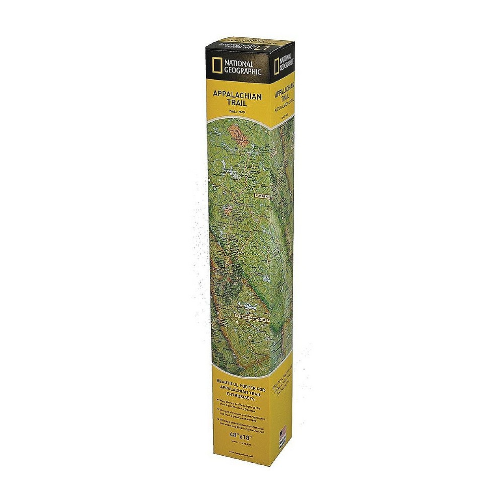 Liberty Mountain Appalachian Trail Wall Map 603290 Liberty Mountain Appalachian Trail Wall Map 603290